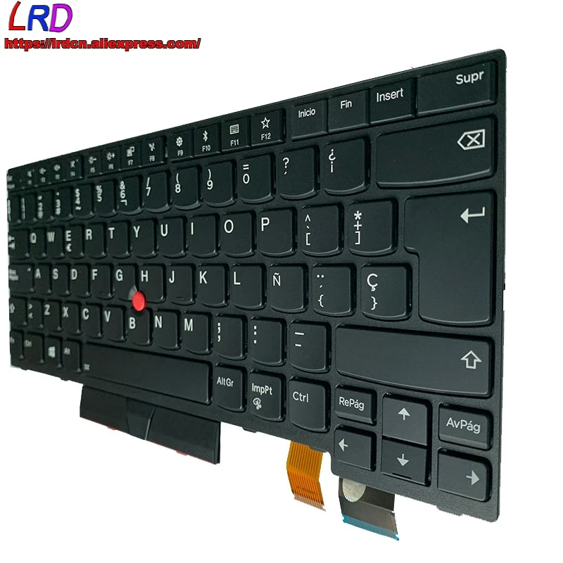 New ES SP Spanish Backlit Keyboard for Lenovo Thinkpad T470 A475 T480 ...