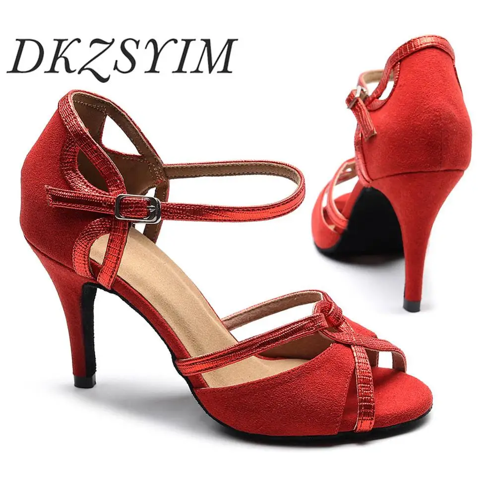 DKZSYIM-Professional-Latin-Dance-Shoes-Women-Ladies-Girls-Ballroom ...