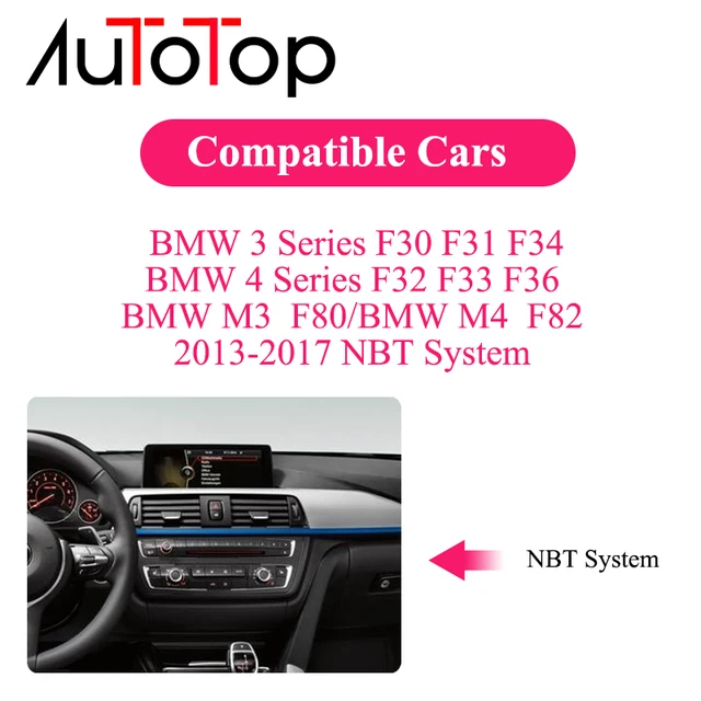 AUTOTOP 1din 10.25” IPS screen Android 10.0 Car Radio GPS Navigation For BMW F30/F31/F34/F20/F21 ...