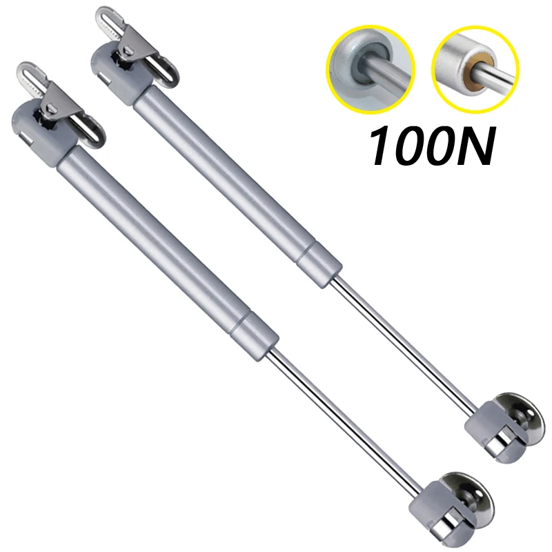 2 × HXM1801 100N/10KG Gas Spring Hinge Rod Stay Furniture Cabinet ...