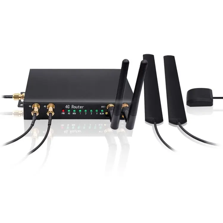 R350 Serie auto WIFI GPS Dual sim 4G LTE router mit sim karte slot und ...