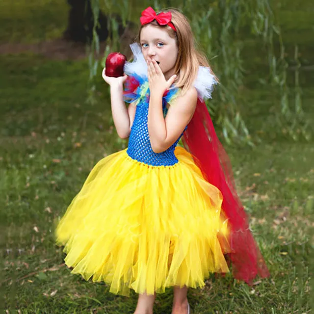 Homemade Snow White Costume Tutu