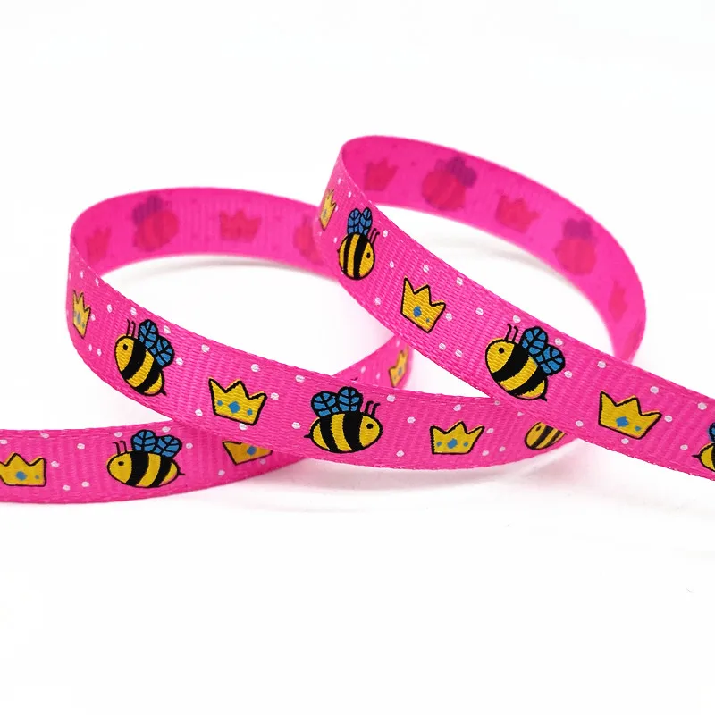 5 Yards 10mm Pet Ribbon Printed Animal Grosgrain Ribbons for Gift ...