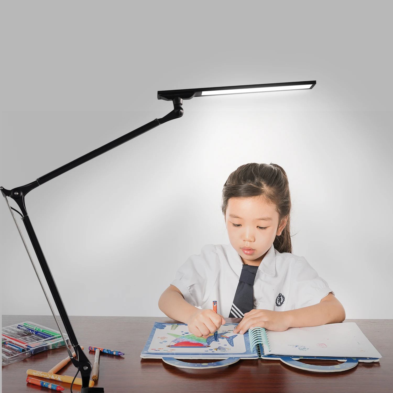 Led Light Flexible Arm | Led Desk Lamp Clamp | Long Arm Desk Lamp ...