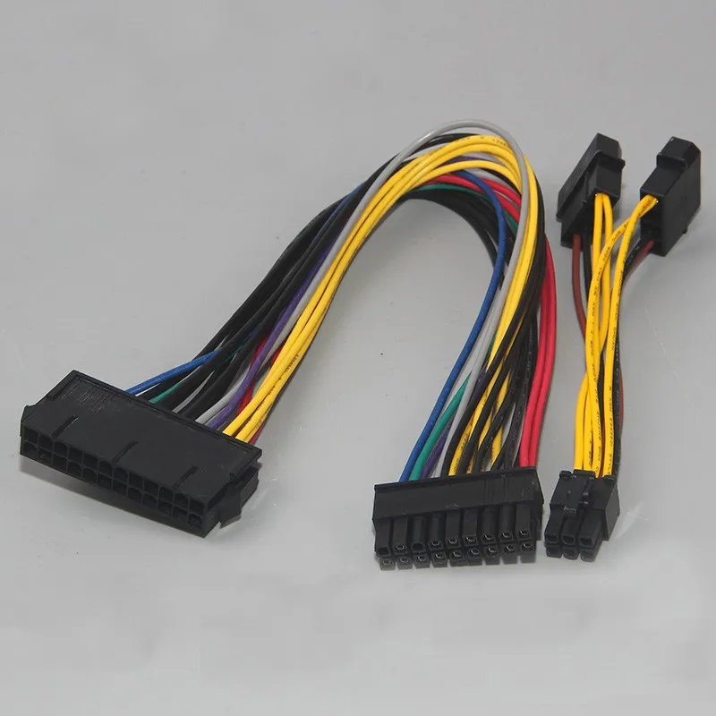 Atx 24pin To 18pin & Dual Ide Molex To 6pin Converter Adapter Power ...