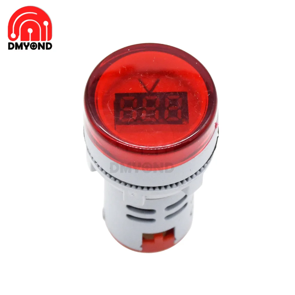 Digital Manifolds With Gauge 22mm LED Circular Voltmeter Gauge - AC ...