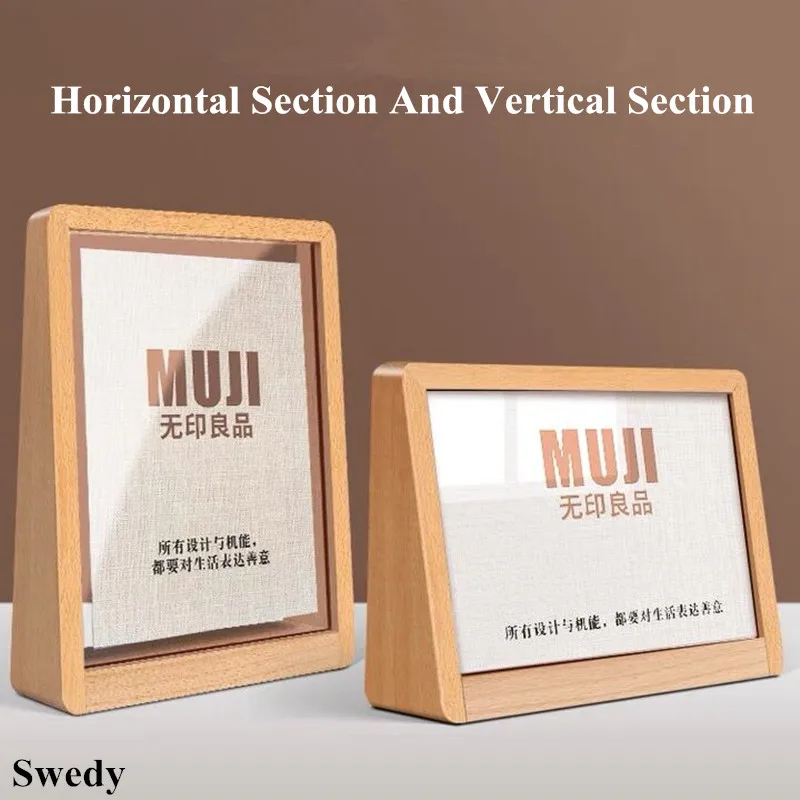 A4-210x297mm-Wooden-Sign-Card-Holder-Display-Stand-Acrylic-Menu-Paper ...