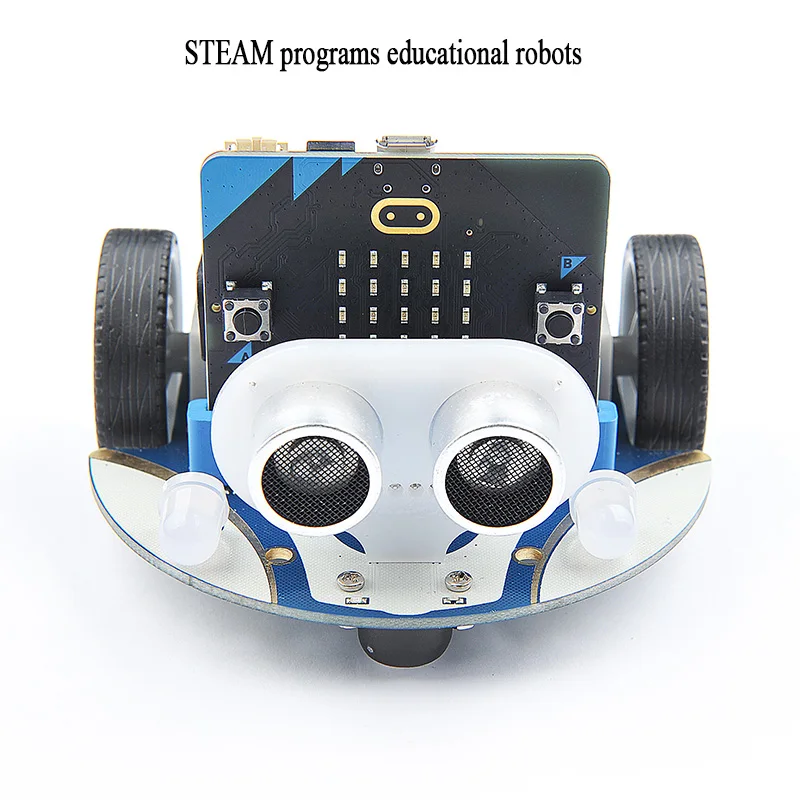 Microbit-Suite-Stem-Education-Extension-Building-Blocks-Programmable-Robot-Tracking-Obstacle ...