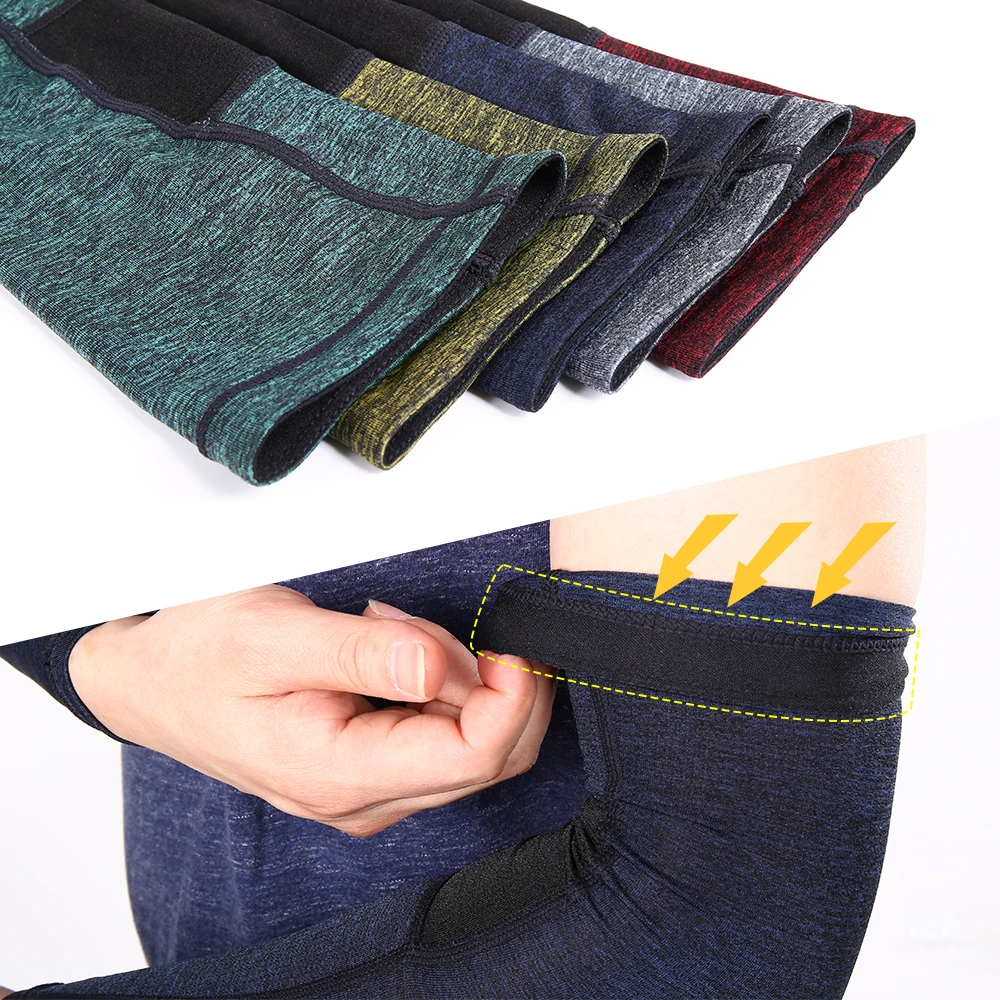 Manchon Bras,Chauffe-bras pour hommes, protection solaire, manchettes ...
