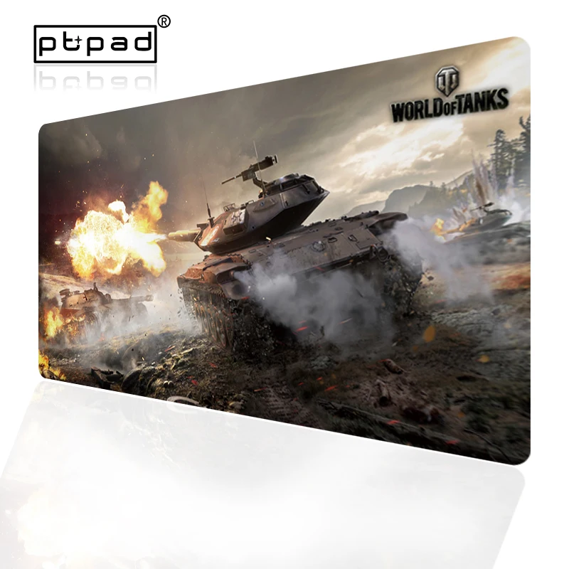 Pbpad 70X40cm Gaming World of Tanks Mouse Pad Large Locking Edge Rubber ...