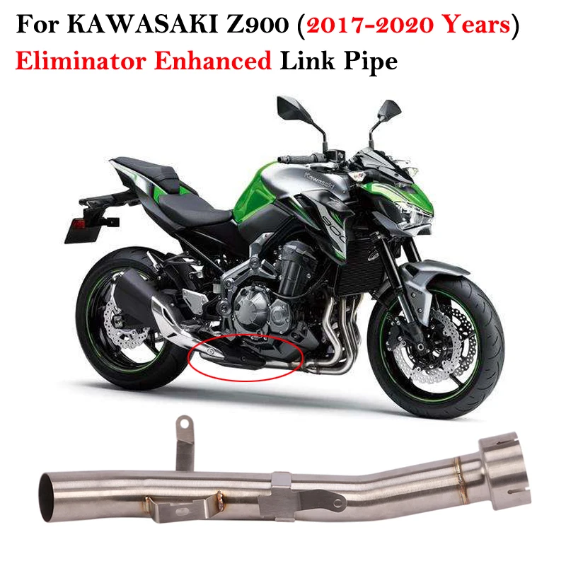Slip On Motorcycle Exhaust Pipe Modified Moto System For KAWASAKI Z900 ...