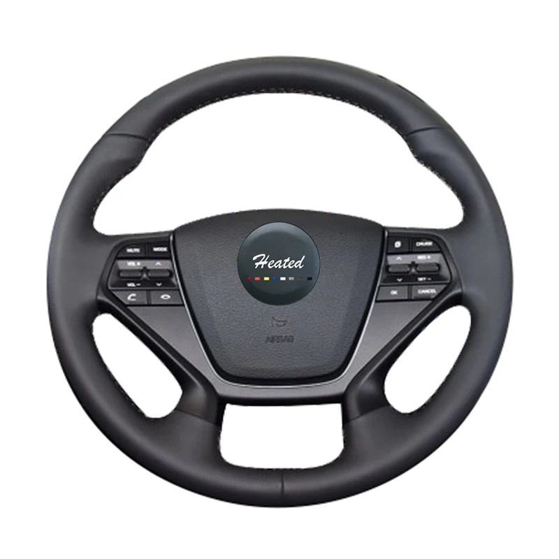 Car Steering Wheel Cover For Hyundai Lf Sonata 9 2015 2016 2017 Nappa ...