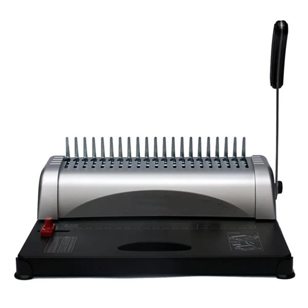 21-Hole 450 Sheets Paper Comb Punch Binder Binding Machine Scrapbook ...