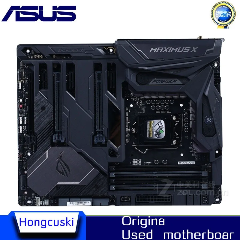 Para asus rog maximus x fórmula original placa mãe soquete lga1151 ddr4 ...