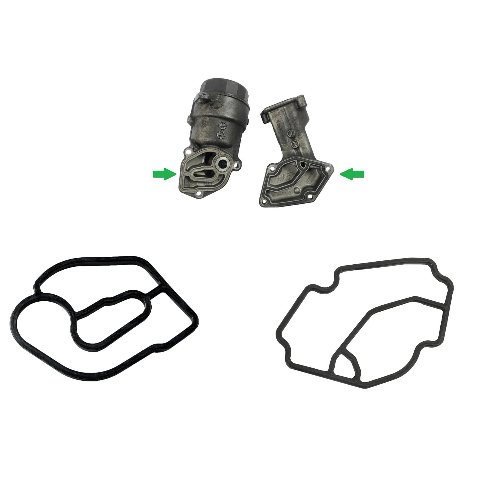 2pcs Kit Rubber Oil Filter Housing Gasket 6421840080 6421801410 Fit For ...