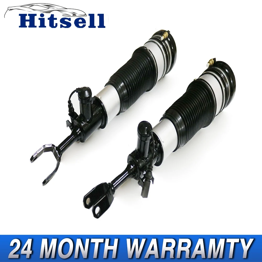 2pcs Front Left and Right pair Air Suspension Air Shock Strut Case For Audi A6 Avant C6 4F 2005 ...