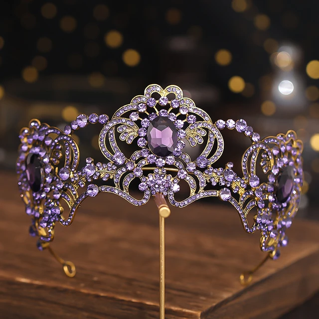 Purple Tiara For Weddings