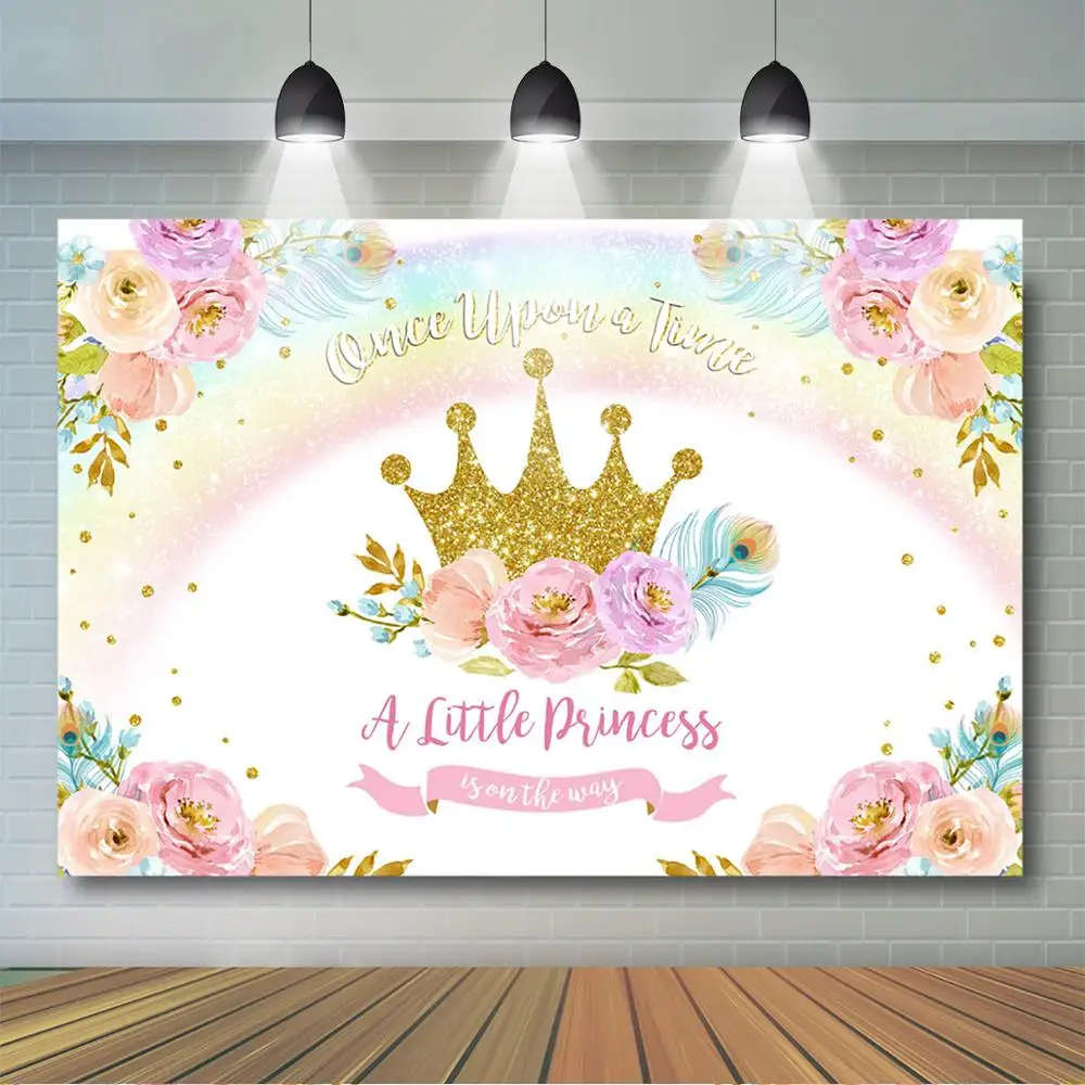 Paper & Party Supplies Birthday Backdrop Photo Backdrop Little Princess ...