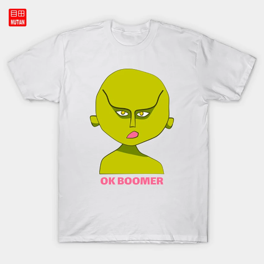 Strange teen says OK Boomer T Shirt Evil Disrespectful Generation Z ...