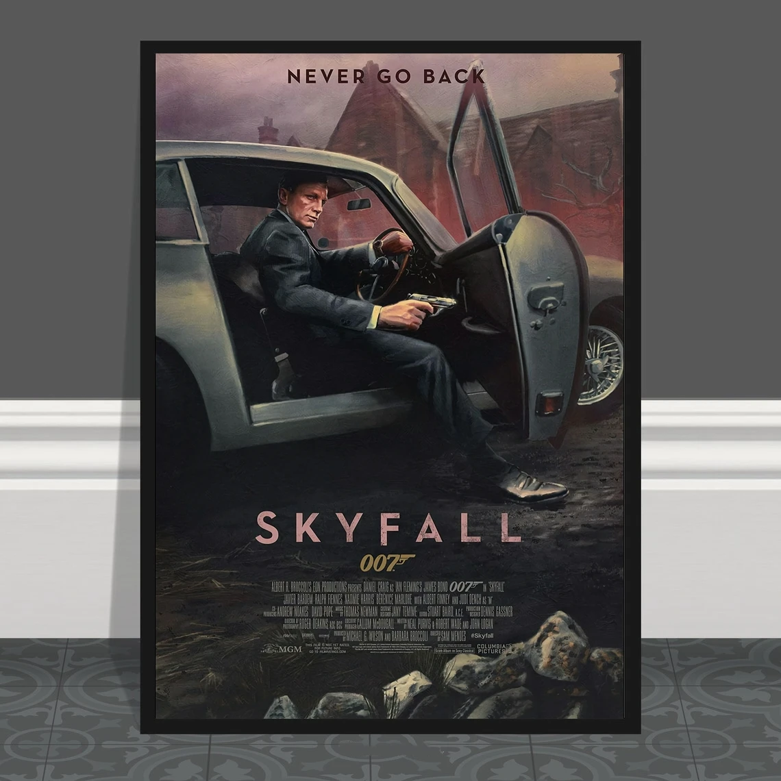 007 Skyfall Movie Poster