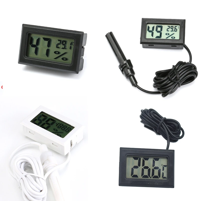 Mini Digital Humidity Meter Thermometer Hygrometer Sensor Gauge Lcd ...