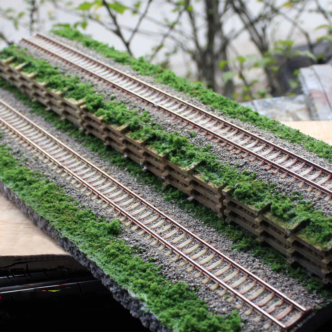 1/87 HO Scale Sand Table Train Model High and Low Display Stand Train ...