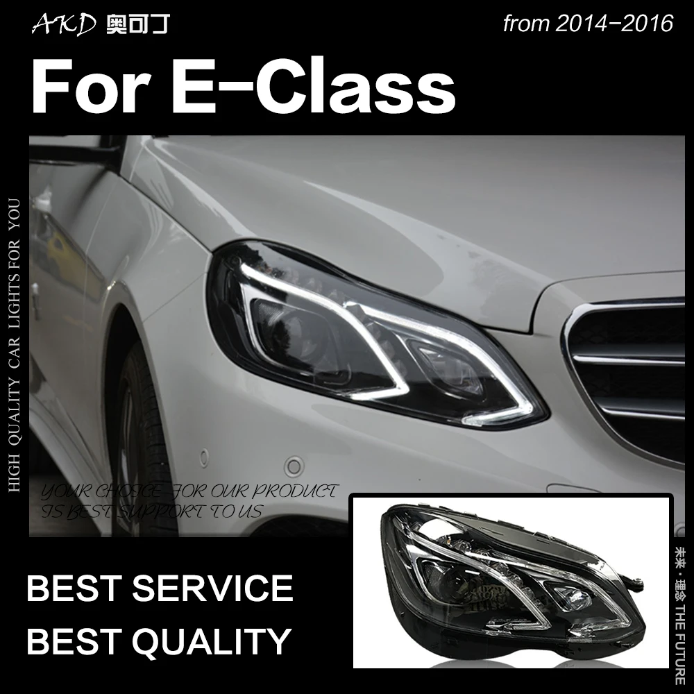 Car Styling Head Lamp for W211 Headlights 2009 2016 W212 E200 E300 E260 ...