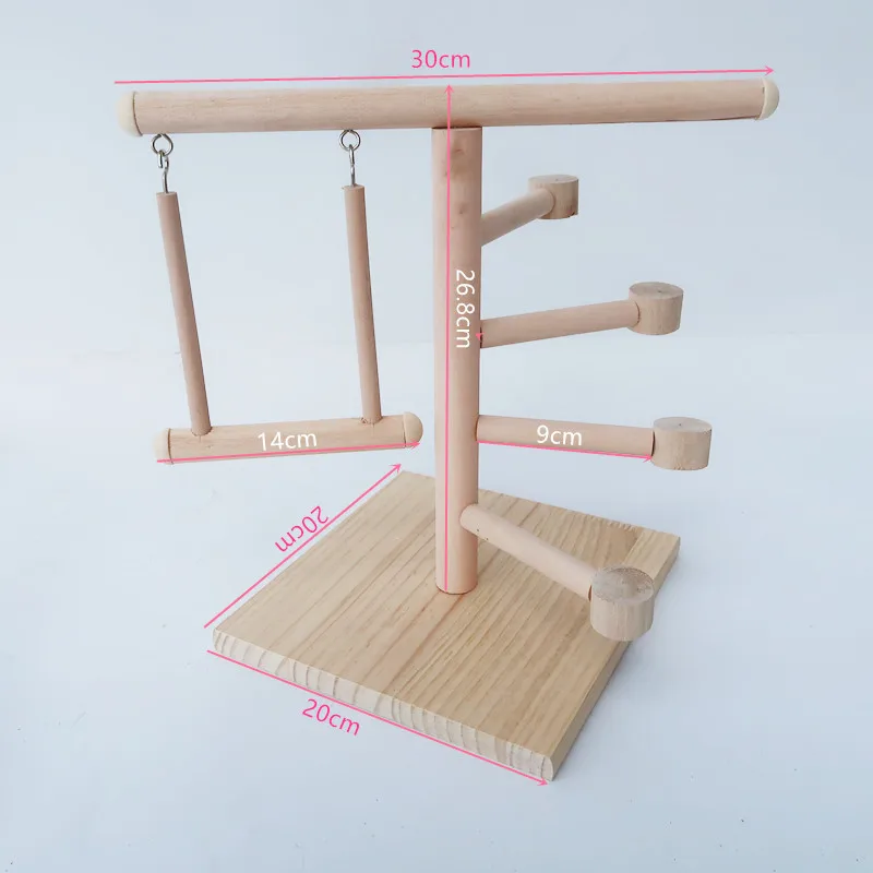 ⭐🏅jouet perroquet Support de jeu en bois pour perroquets, multi-niveaux ...