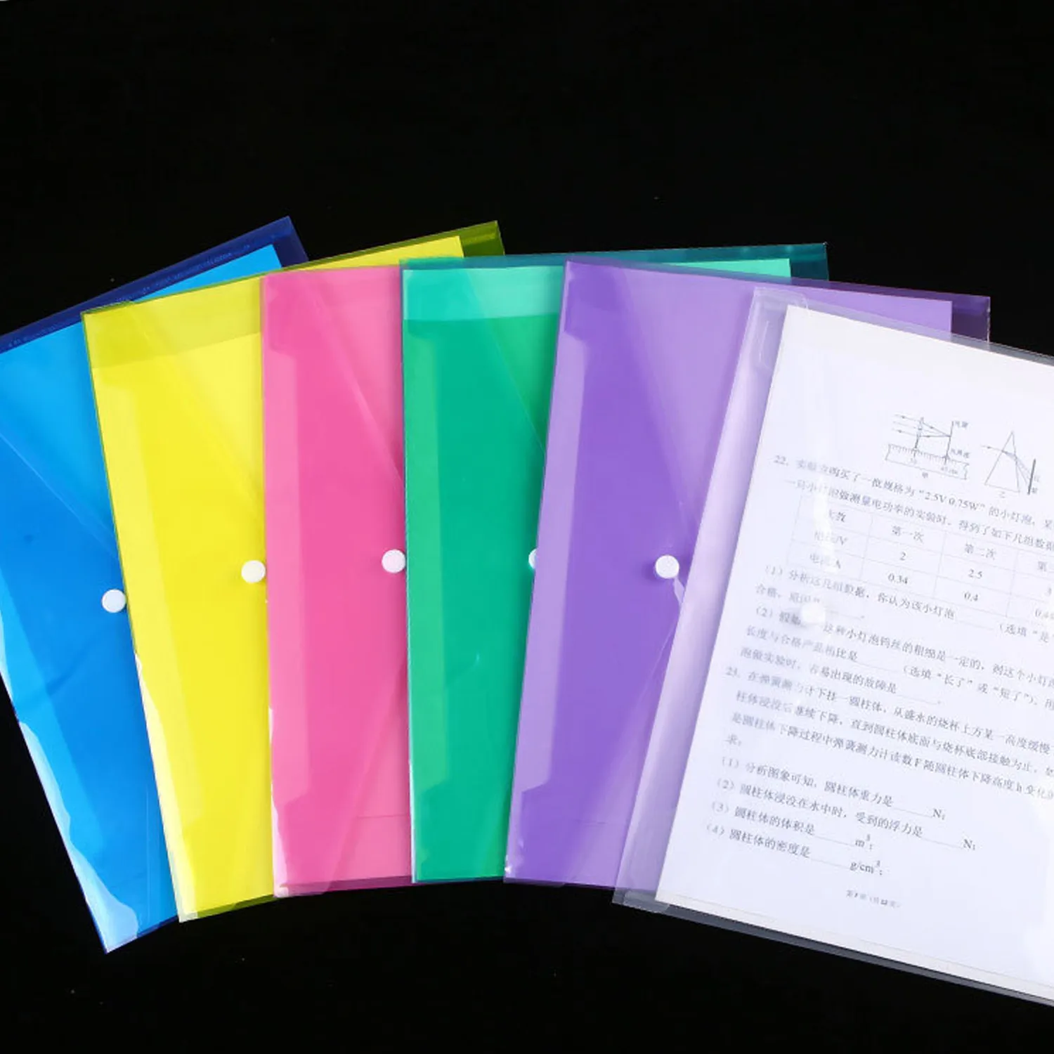 Generic 6pcs/lot Panper Pouch A4 Clear Document Bag Paper | Jumia Nigeria