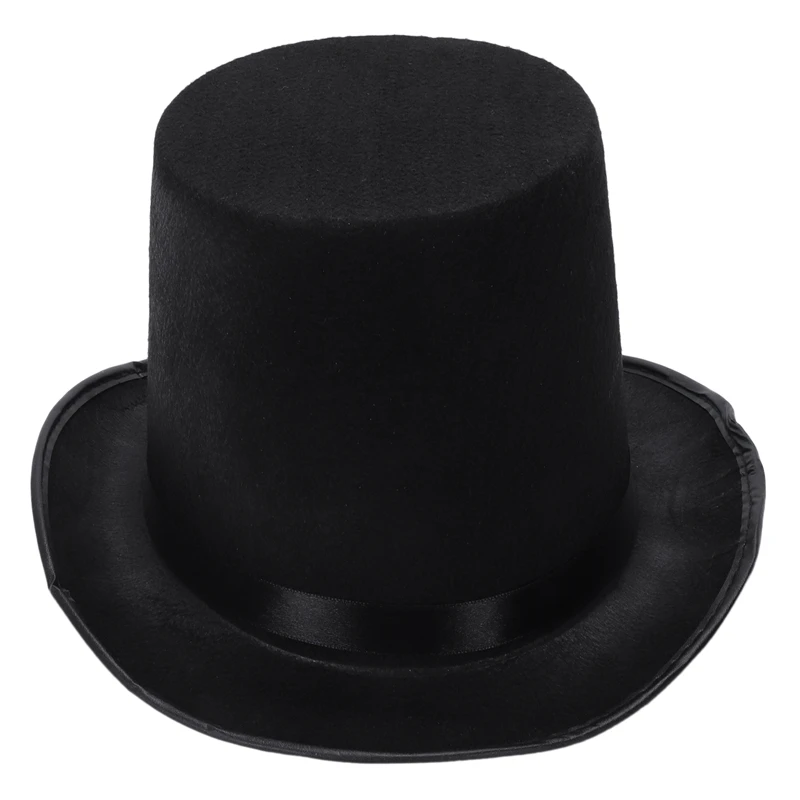 New Magician Black Hat Halloween Hat Jazz Hat black|Party Hats ...