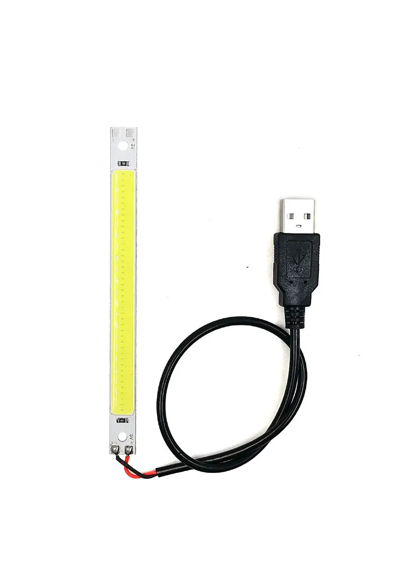 AMPOULE LED,3V 5V Green--Bande lumineuse à puce LED COB 3V 5V, 120MM ...