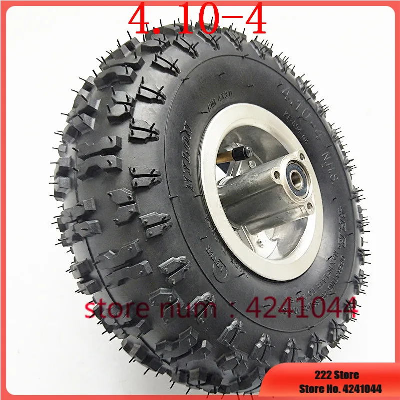 4.10/3.50-4 410/350-4 4.10-4 tires wheels 4 inch hub Rim with tyre and ...