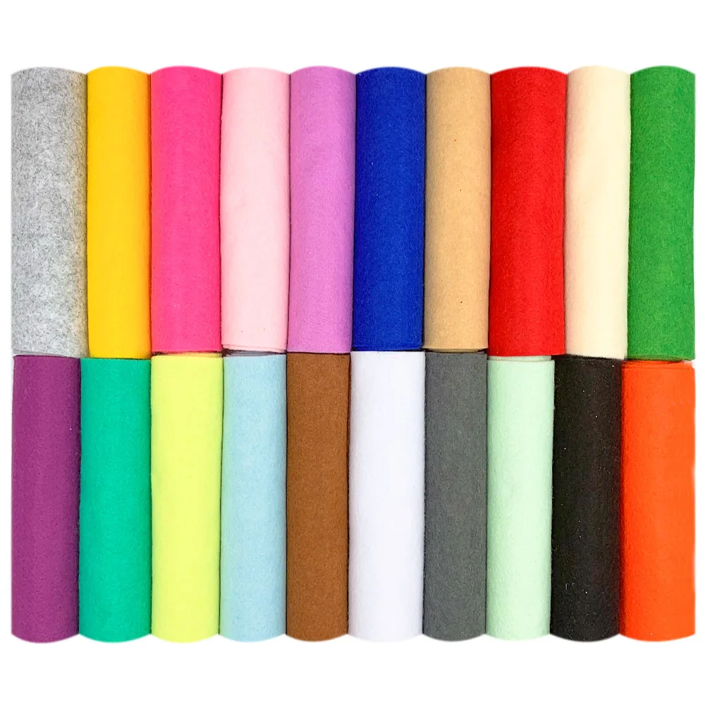 Handmade Roll Soft Felt Fabric Non-woven Felt Fabric Sheet DIY Sewing ...