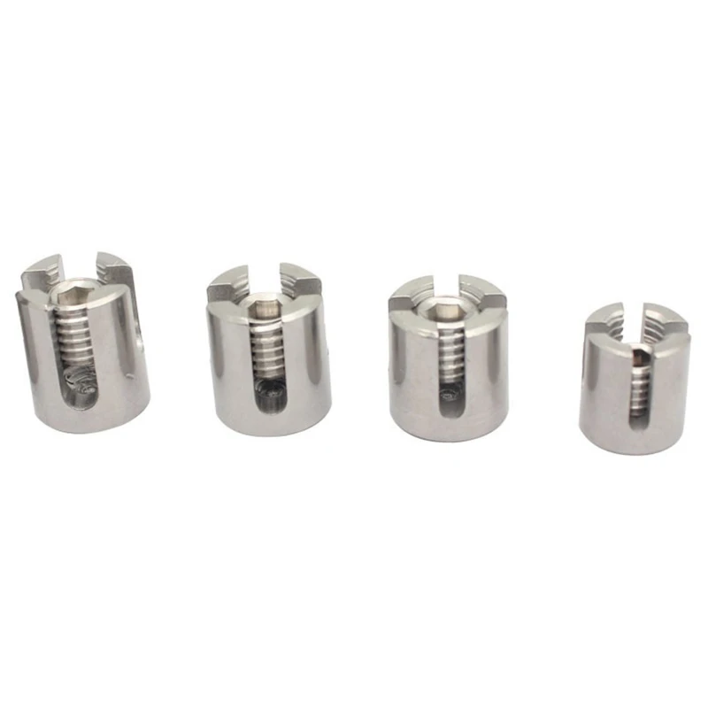 10-PCS-Stainless-Steel-Cable-Railing-Cross-Cable-Clamps-Wire-Rope-Clips ...