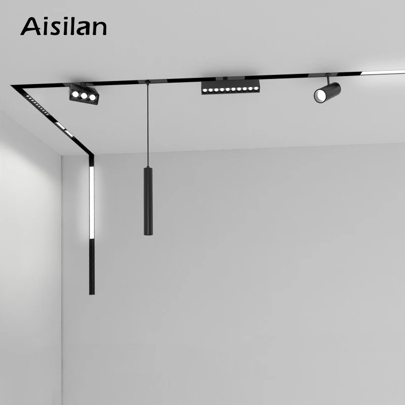 Aisilan Magnetic Lamp Holder Aluminum 0.5m 1m Ceiling Recessed ...