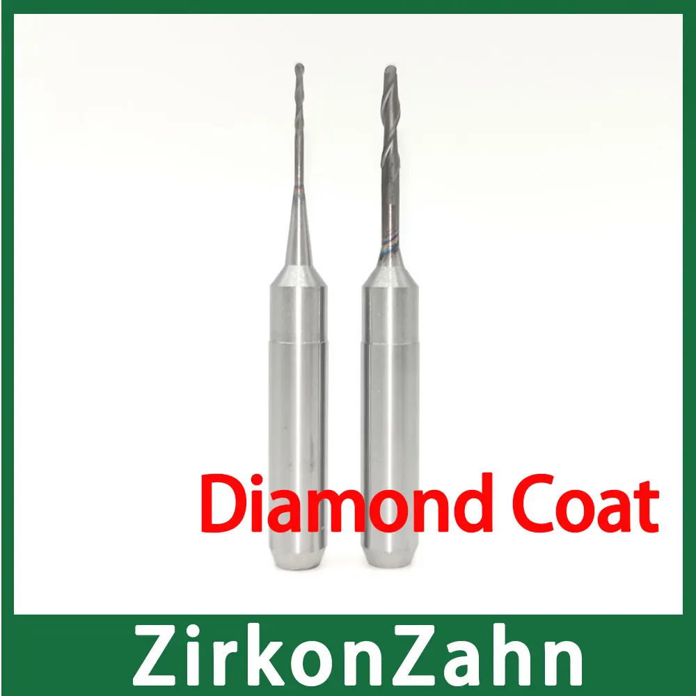 1pcs ZirkonZahn 6mm Diamond Coat Milling Bur Special for Milling ...