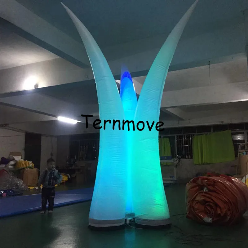 Inflatable Led Ivry Customized Led Light Party Inflatable Tusk,curve ...