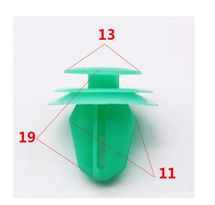 20pcs 11mm Hole Auto Door Panel Clips Fixing Fastener Car Interior Door ...