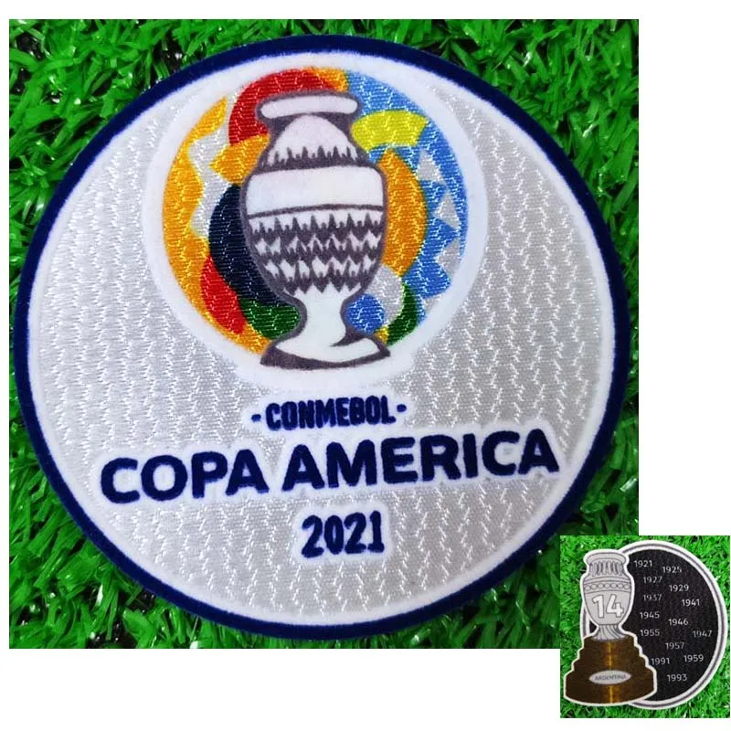 2021 Copa America Conmebol Football Badges 1 2 9 14 15 Cup Patches ...