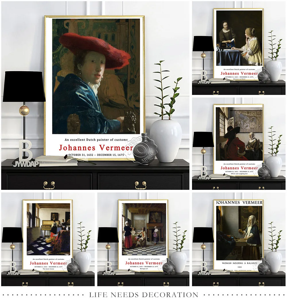 Jan Vermeer Woman Holding A Balance