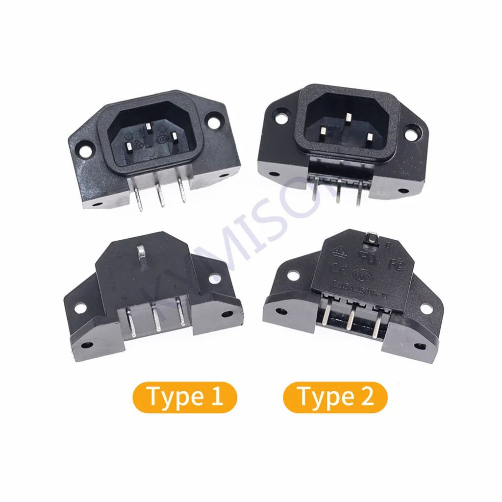IEC-320-C14-Industrial-Inlet-Socket-Copper-10A-250V-Universal ...