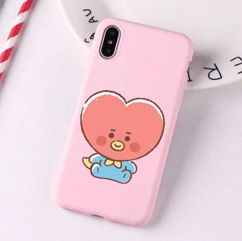 BT21 IPhone Cases For IPhone (11 Pro, X, XS, XR MAX, 6, 6s, 7, 8, Plus)