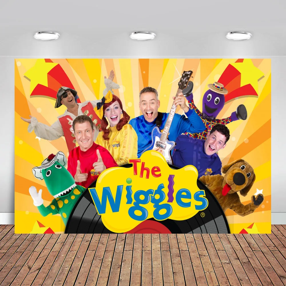 Hintergrund-Fotografie-Foto-Hintergrund-Wiggles-Familie-Blau-Regenbogen-Streifen ...