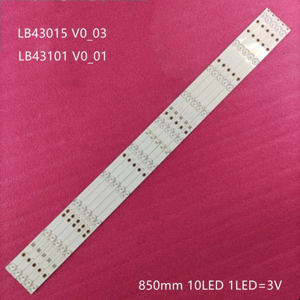 LED-Backlight-strip-10-Lamp-For-43-TV-43LH500T-LB43015-LB43101-LB43102 ...