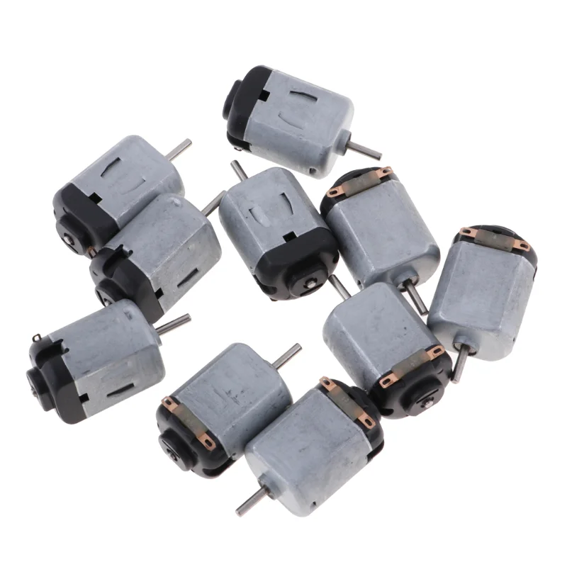 10pcs 130 Micro Dc Motor 3v-6v 8000rpm Miniature Electric Motor Four ...