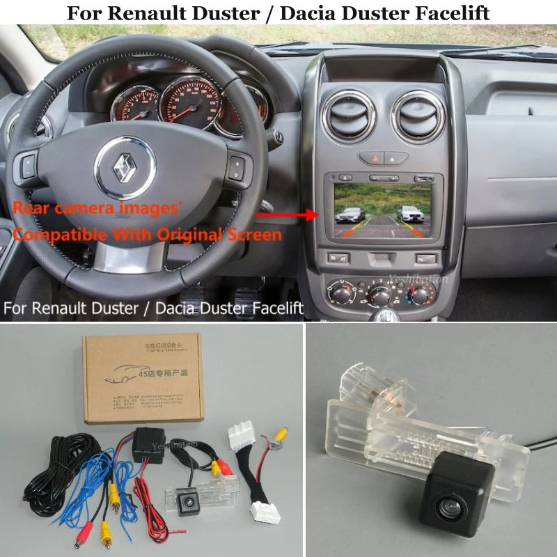 Car Rear View Reverse Backup Camera For Renault Duster / Dacia Duster ...