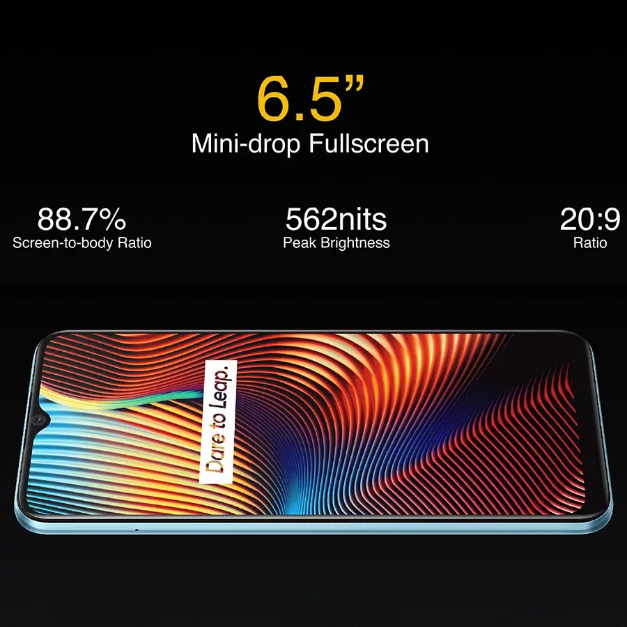 Realme 7i RMX2193 6,5 "" HD + 4GB 64GB 48MP AI тройной камеры смартфон Helio G85 Octa Core 18 Вт ...