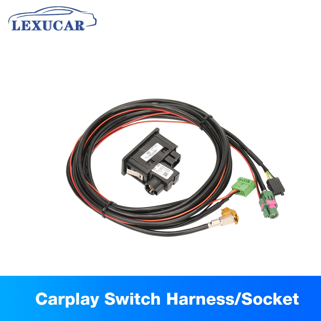 Aux Mdi Usb Install Plug Socket Switch Harness Original For Vw Golf 7 ...