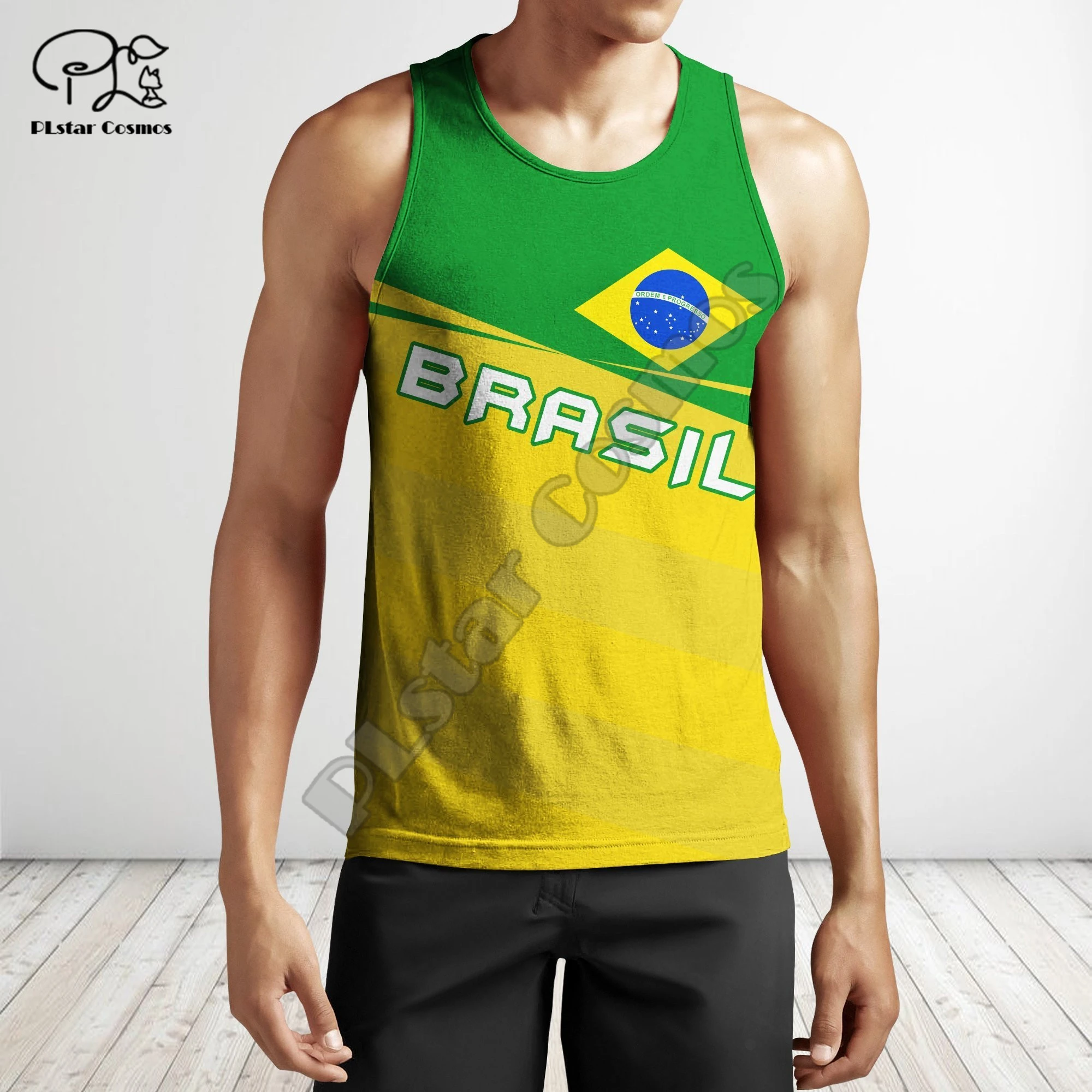 Men's Summer Tank Top | Men's Brazil Tank Top | Clothing Brazil Flag ...