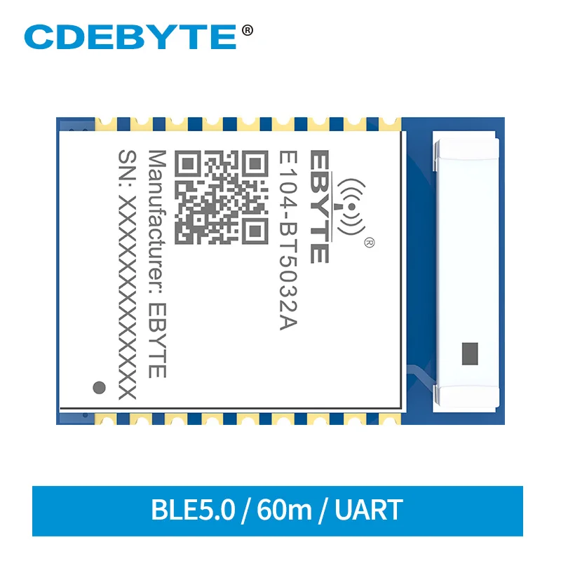 Ebyte E104 BT5032A nrf52832 ble 5.0 módulo bluetooth 2.4ghz uart 4dbm 60m farol ibeacon baixa ...